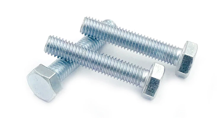 High Quality Zinc Plated DIN933 M12x25 Hex Bolt Grade 8.8| Alibaba.com