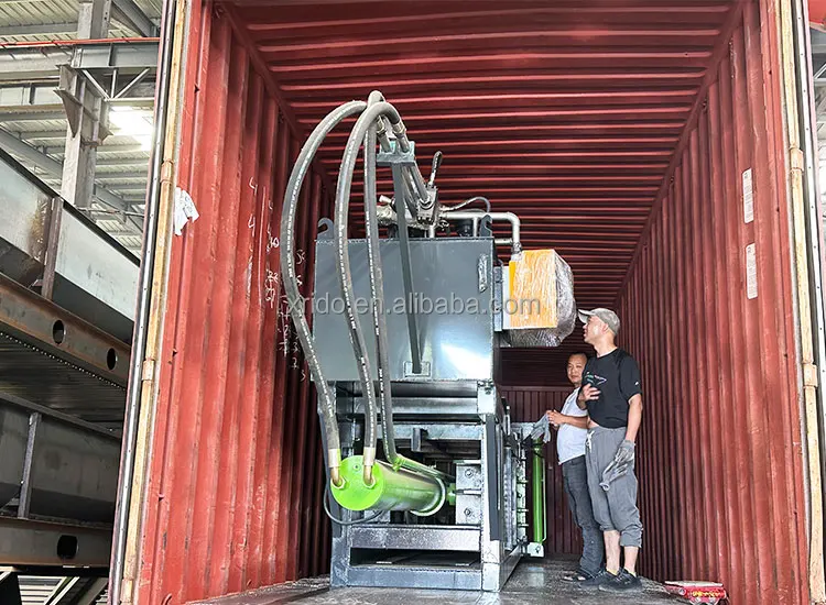 160T Automatic Waste Paper Cardboard Hydraulic Horizontal Baler Machine ...