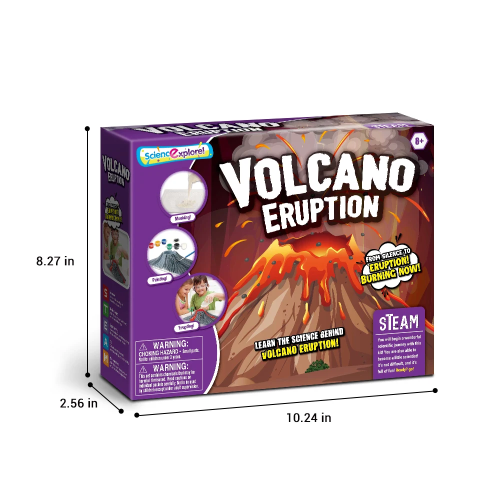 Child Toy Volcano Science Explore Super Real Experiment Science Kit ...