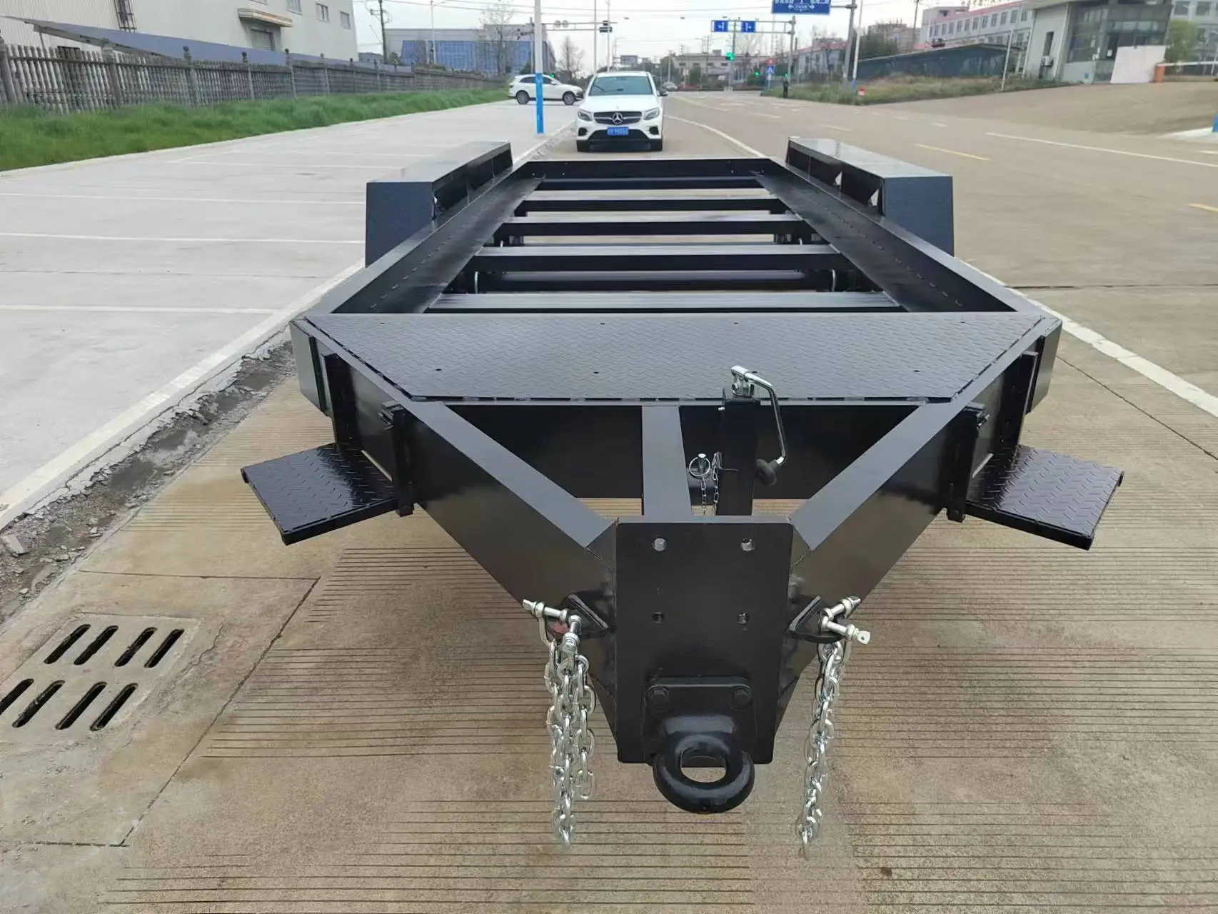 Heavy Duty Tandem Trailer Oem Steel Electric Generator Set Trailer ...