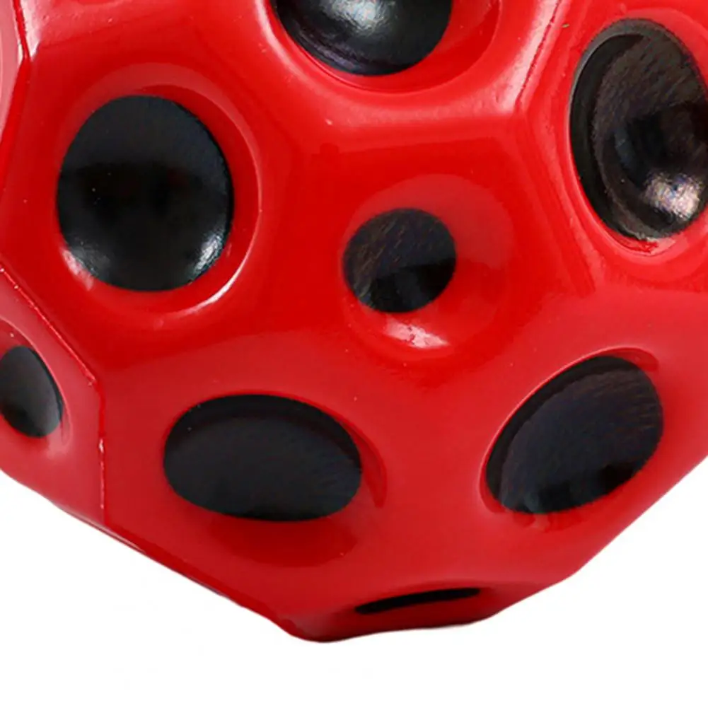 Hole Ball Soft Bouncy Ball Anti-fall Moon Shape Porous Bouncy Ball Kids ...