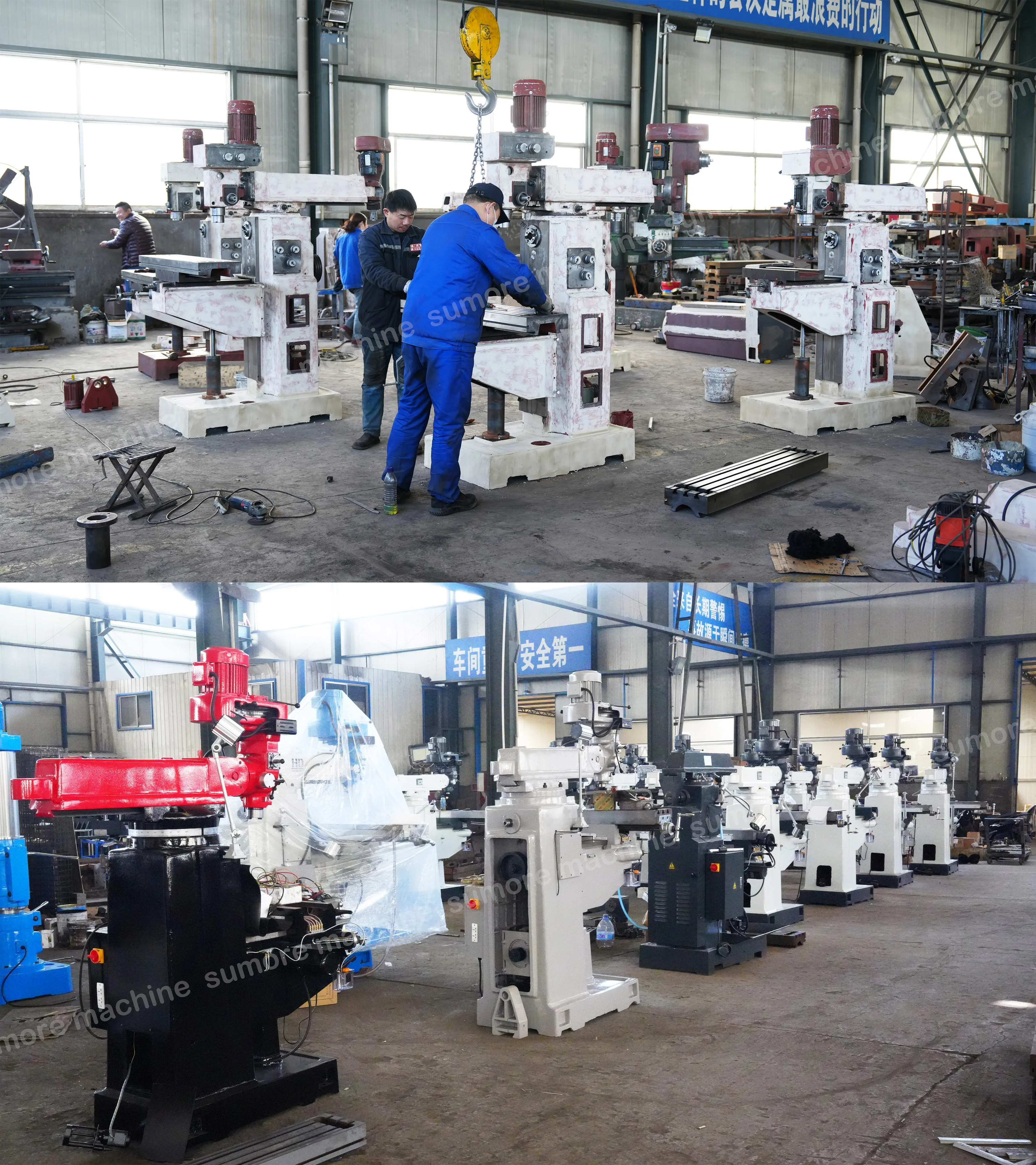 3 Axis Vertical Swivel Head Milling Machine with Angle Head XQ6226 ...
