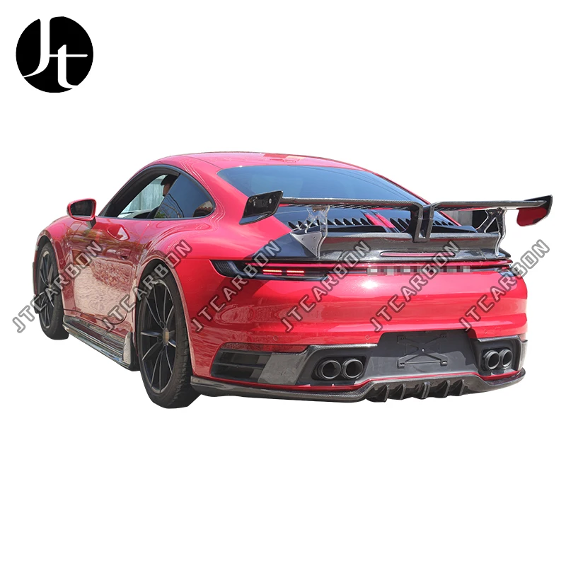 Carbon Fiber Full Body Kit for Porsche 911 992 Front Lip Side Skirt ...
