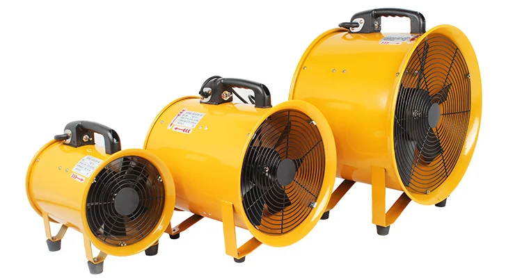 Explosion-proof Pneumatic Axial Fans Efficient Portable Exhausting ...