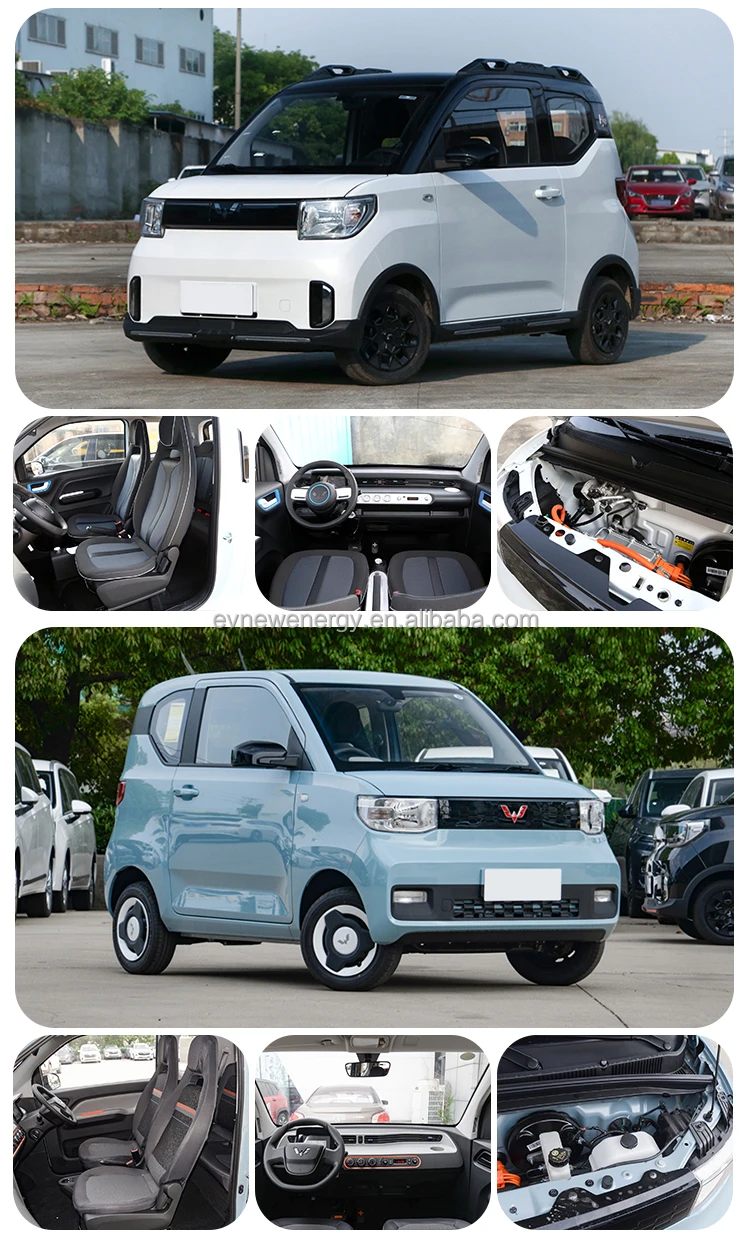 Hongguang 2022 Fast Speed Electric Car 200km Wuling Mini Ev Gameboy ...