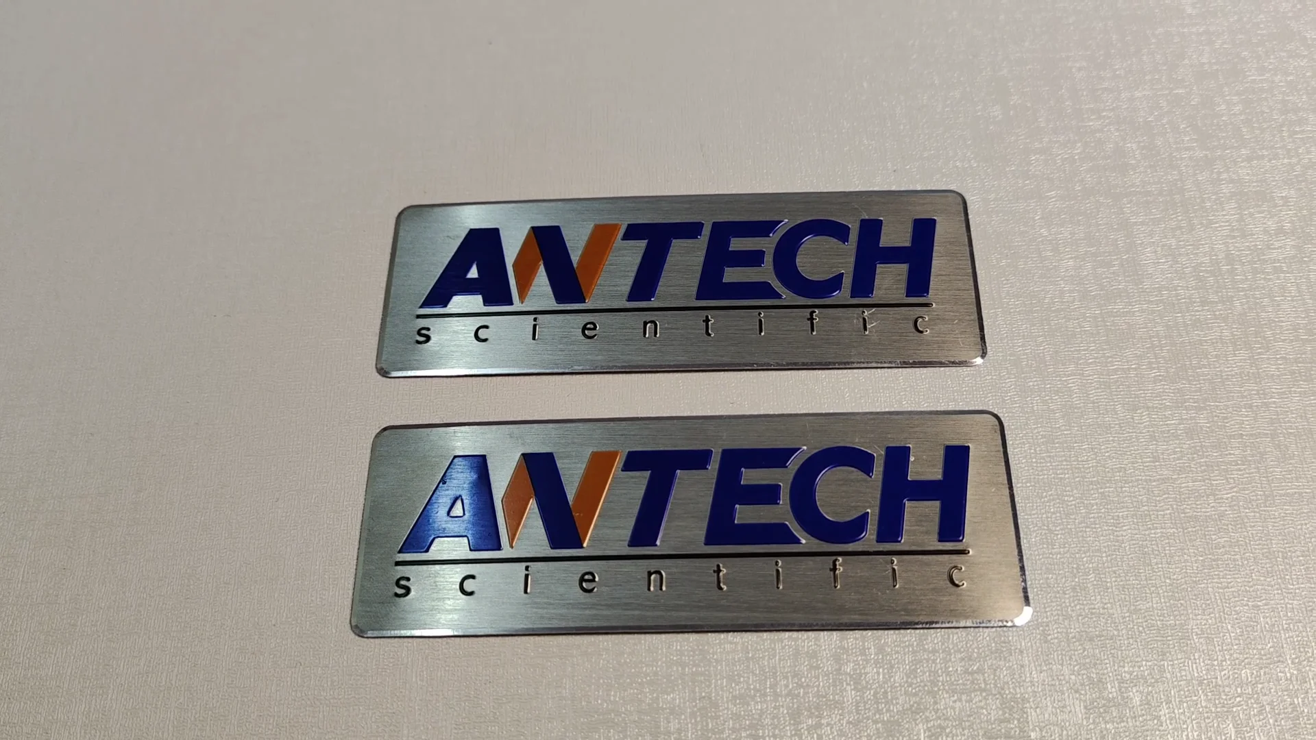 Personalized Name Plate Metal Label Sticker Aluminum Color Printed ...