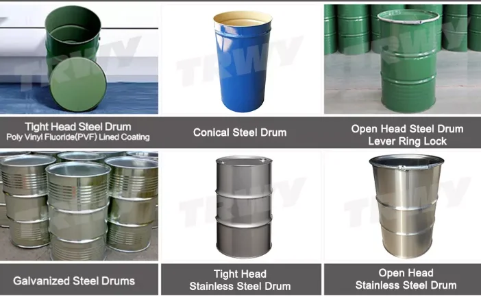 Wholesale Manufacture Type Steel Cylindrical Drums With Capacity Oil ...