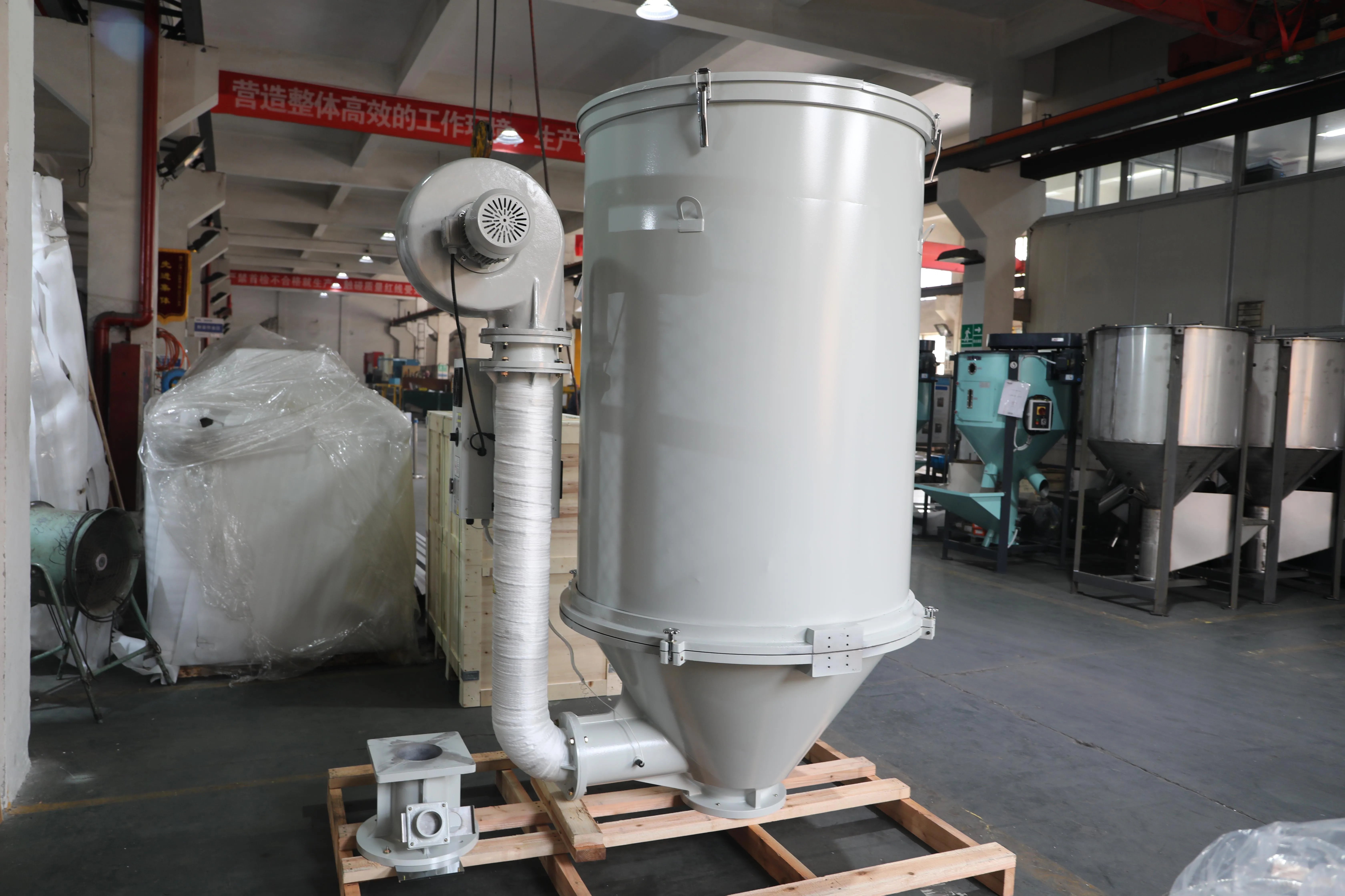 Economical Plastic Granules Raw Material Hopper Dryer Machine For ...