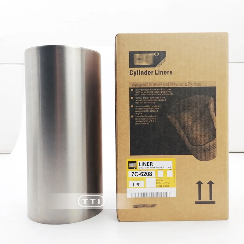Excavator E320d2 E323d2 E325d2 Engine Liner C6.6 C7.1 Liner Kit 3707998 ...