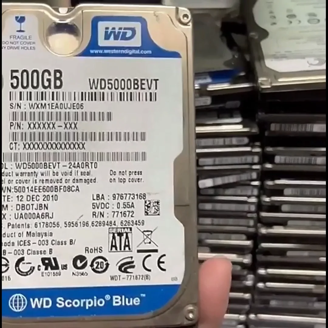 Hot Seller Hdd 500gb Laptop Hard Disk 2.5 " 1t/2t External Hard Drive ...