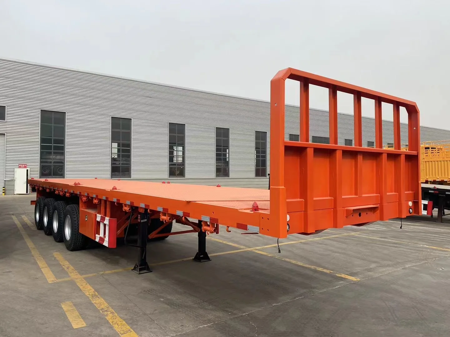 12 Meter Long Tipper Truck - 4 Axle Cargo Semi Trailer