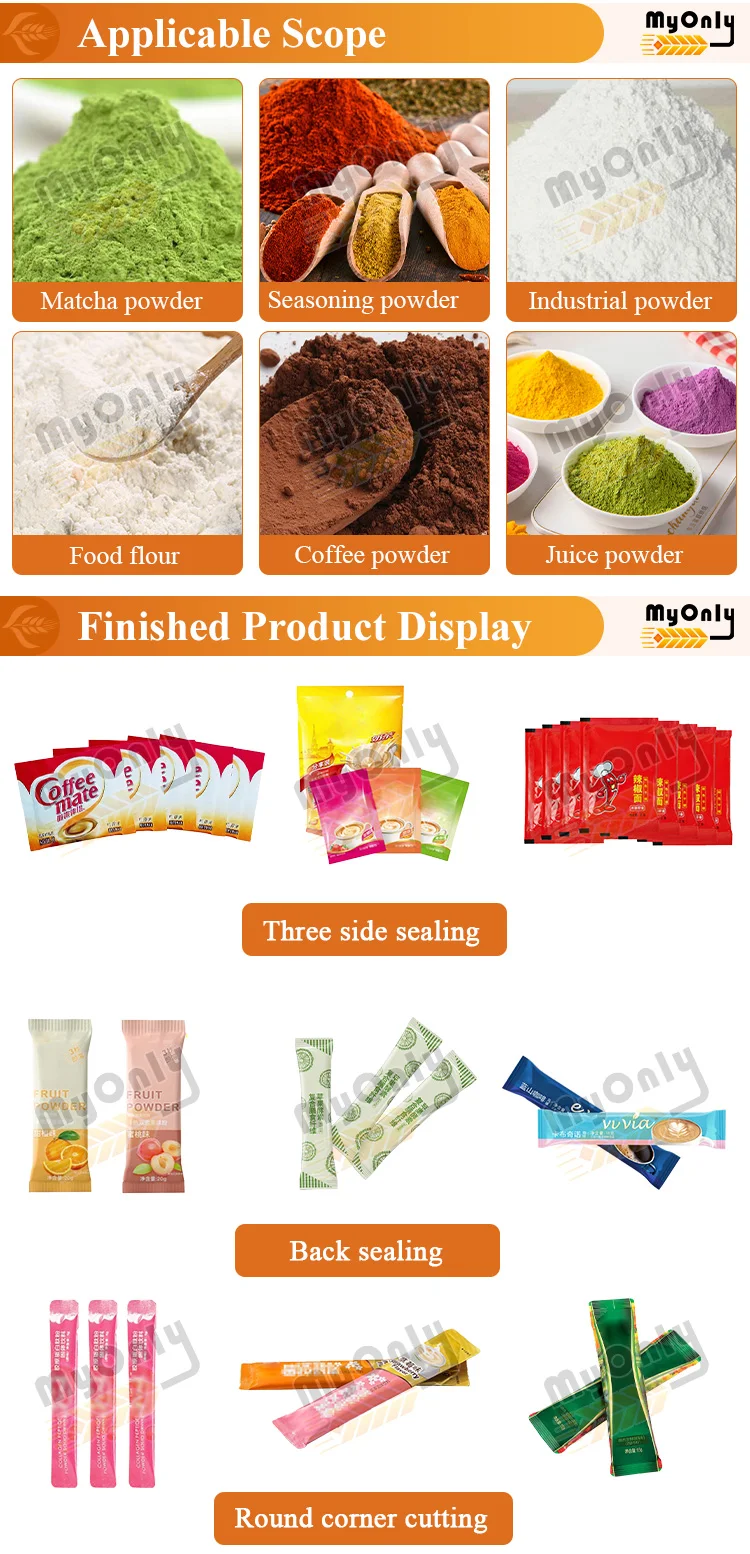 MY Vertical Filler Dry Custard Stick Powder Pack Machine