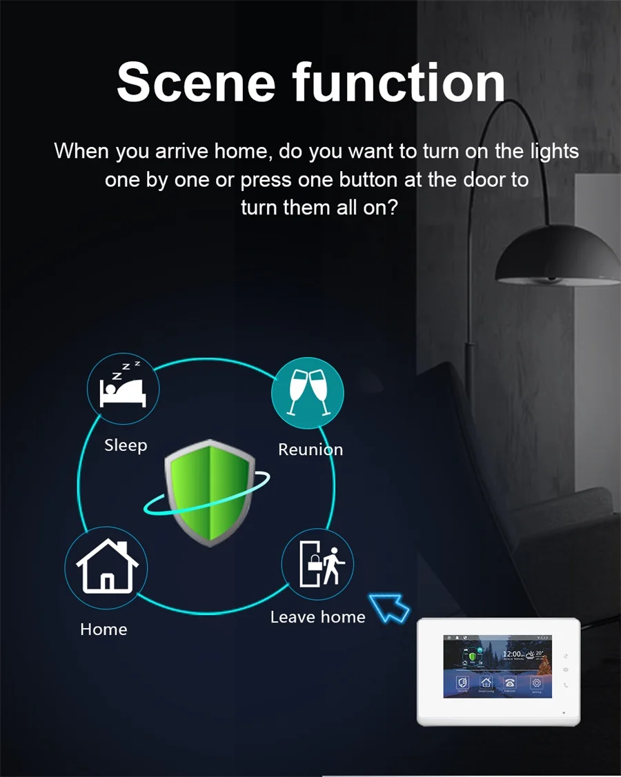 Home Security Audio Intercom 2 Way Video Door Phone 7 ''intercom Home ...