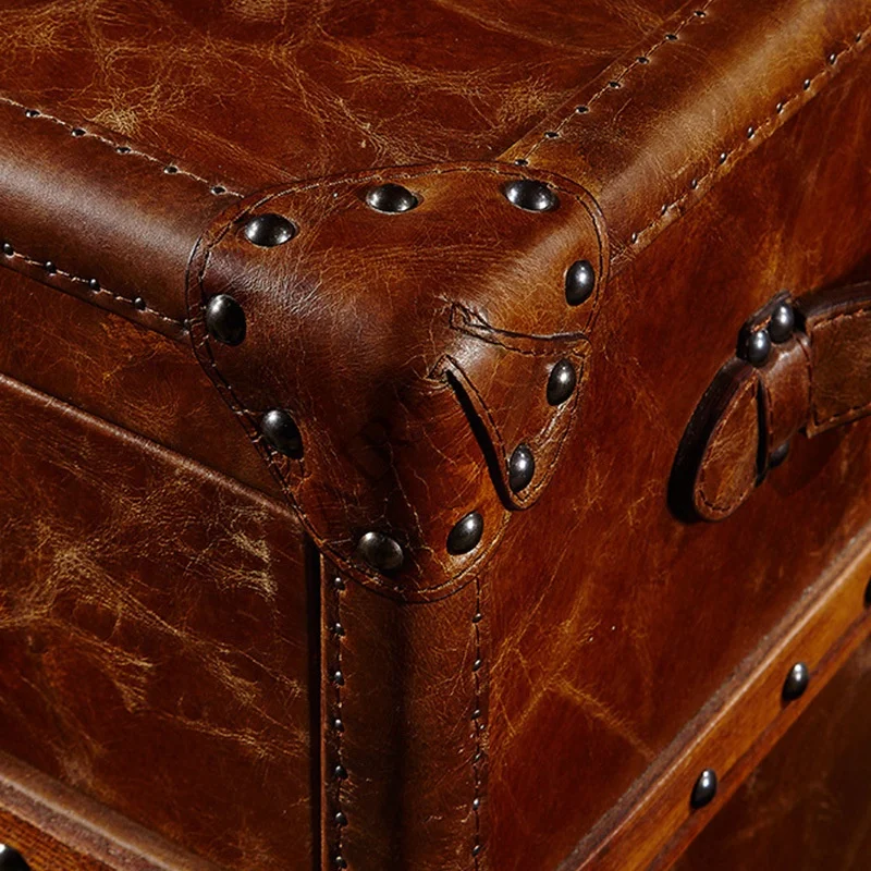 Luxury Vintage Leather Coffee Table For Living Room Or Hotel - Buy ...