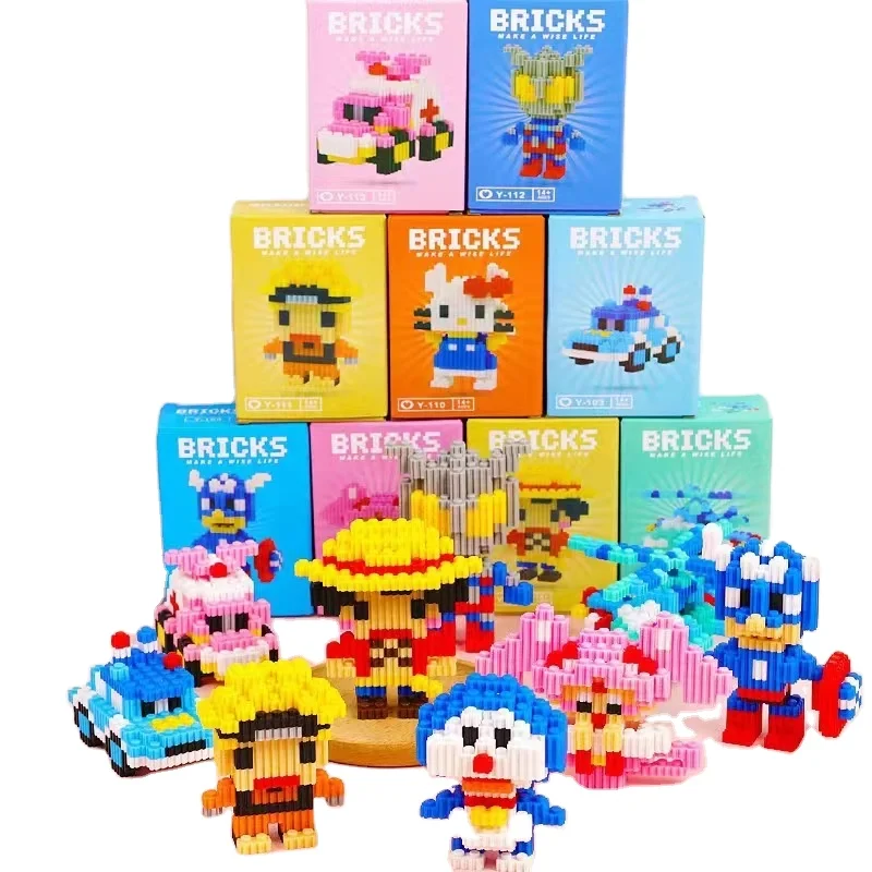 Multicolor miniature building blocks adult children's building block ...