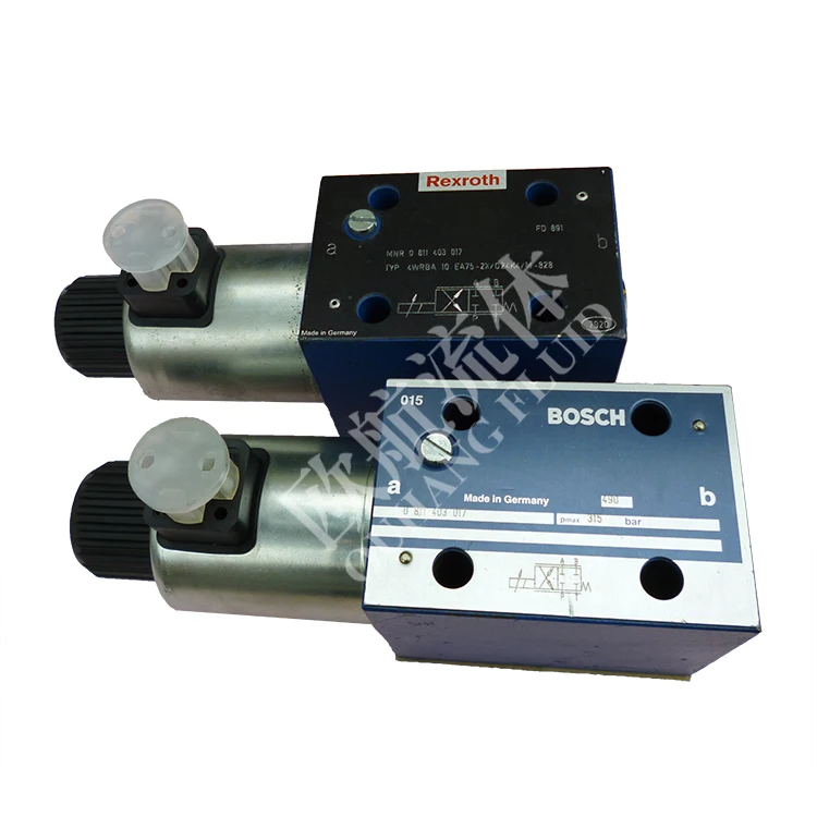 Rexroth 0811403017 Electro Hydraulic Proportional Valve 4WRBA 10 EA75 ...