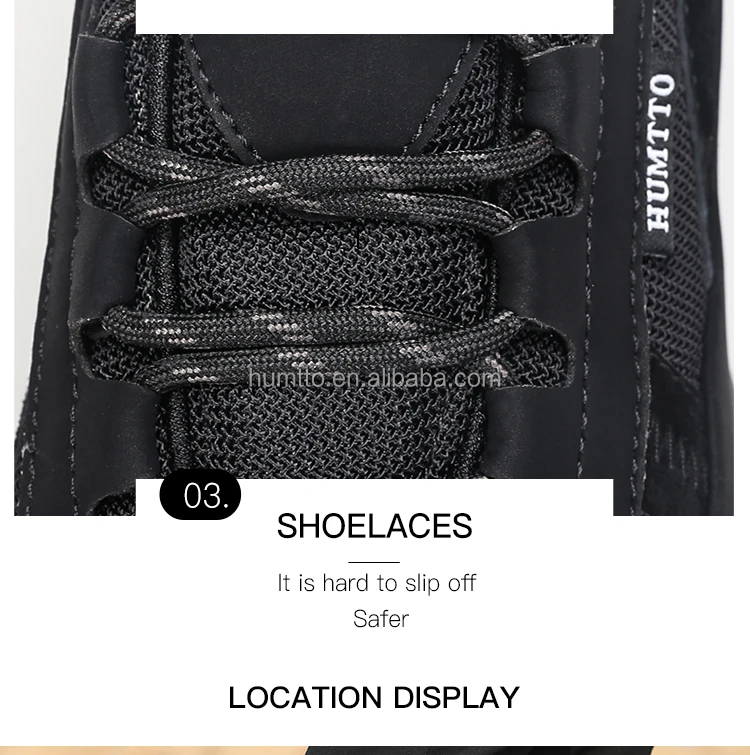 HUMTTO Hiking Shoes - Durable, Wear Resistant Rubber Toe Cap