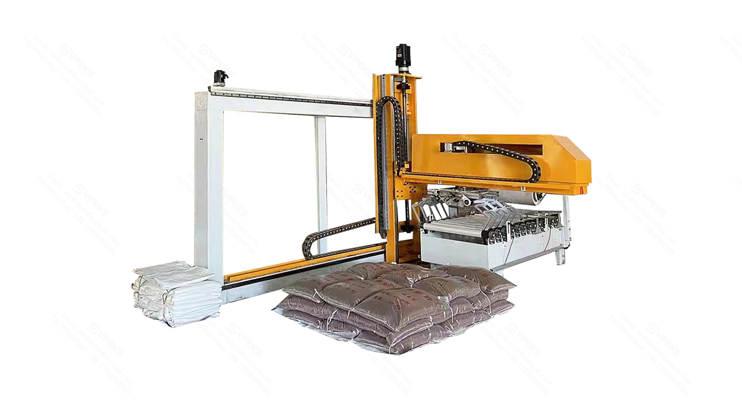 Vpeks Robot Arm Coordinate Palletizing Palletizer Stacker Depalletizer Pallet Stacking Machine ...