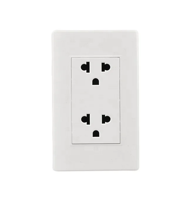 13a 2gang 3pin 3plug Convenience Universal Wall Switch And Socket Power ...