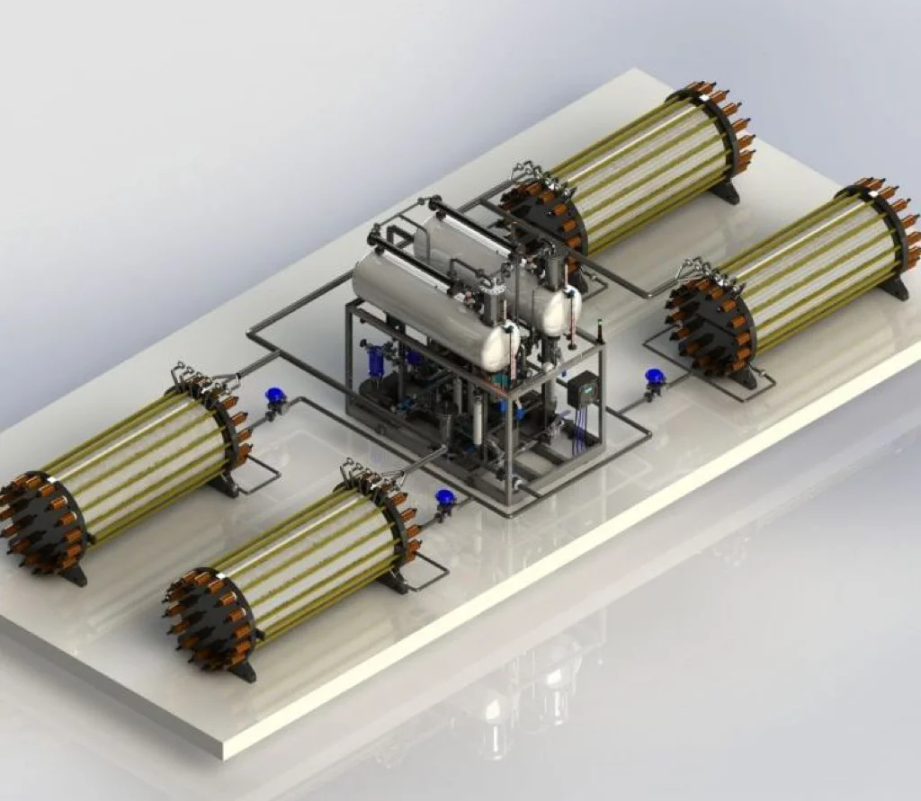 Container Type Water Electrolysis Green Hydrogen Production Generating ...