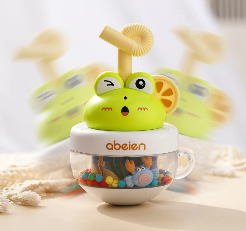 New Design Baby Cartoon Animal Amphibious Pressing Water Bath Roly-poly ...