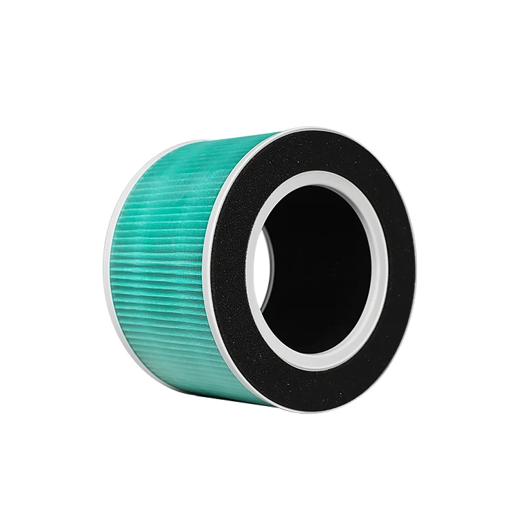 High Quality Cylindrical Pleat Hepa Filters Active Carbon Air Purifier ...