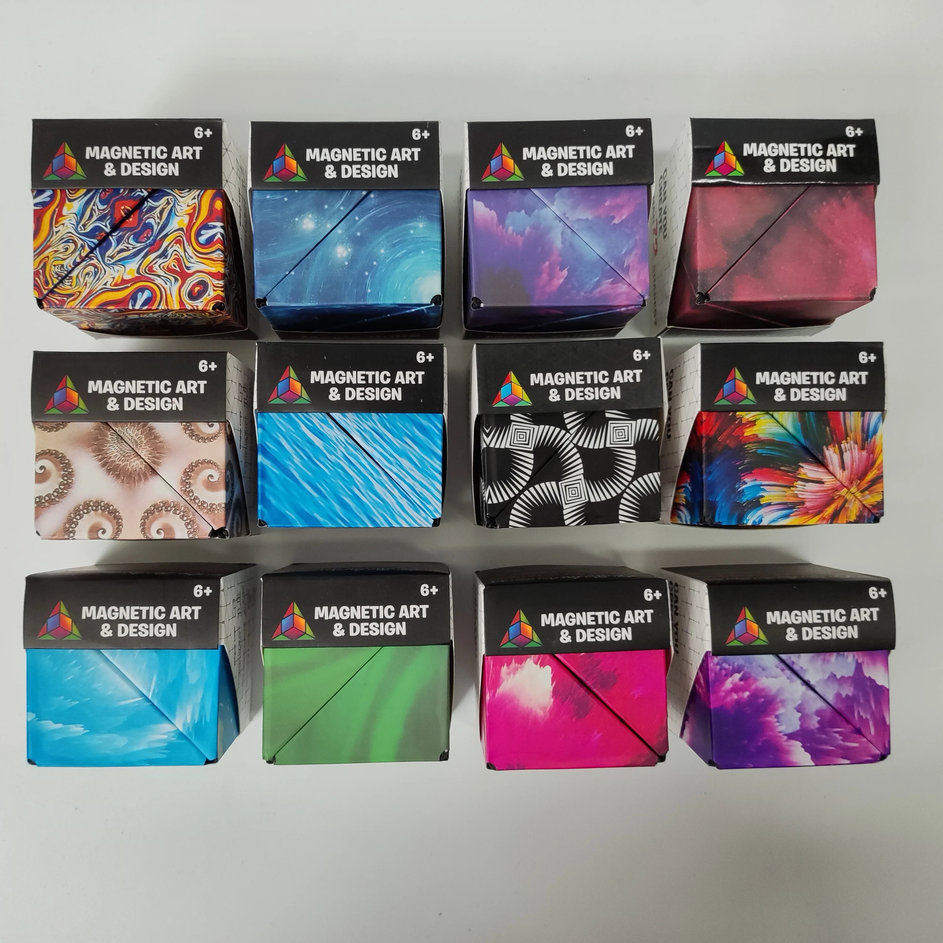 Children Kids Gift Educational Space Geometry 3d Colorful Magnetic ...