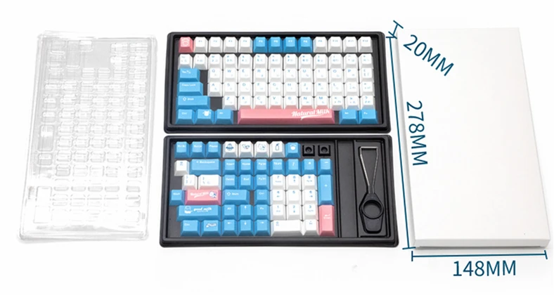 Hzgamer Fog Keycap,Double Shot Ins Style Keycaps For Mechanical Gaming ...