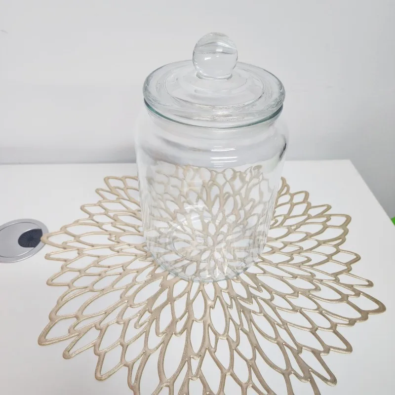 Customs Gallon Glass Storage Jars With Airtight Locking Clamp Lid Tea ...