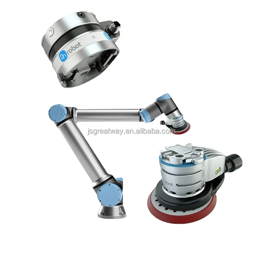 UR UR10 Cobot Robot With Polishing Sanding Machine Electric Spindle ...