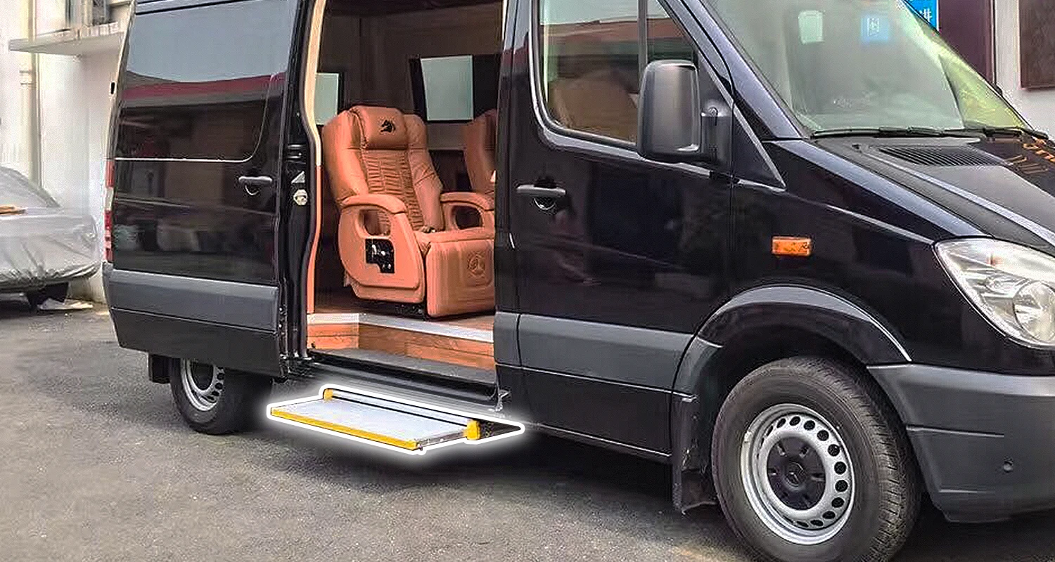 Electric Automatic Sliding Step for RV Camper Van - 250kg Capacity, 12V ...