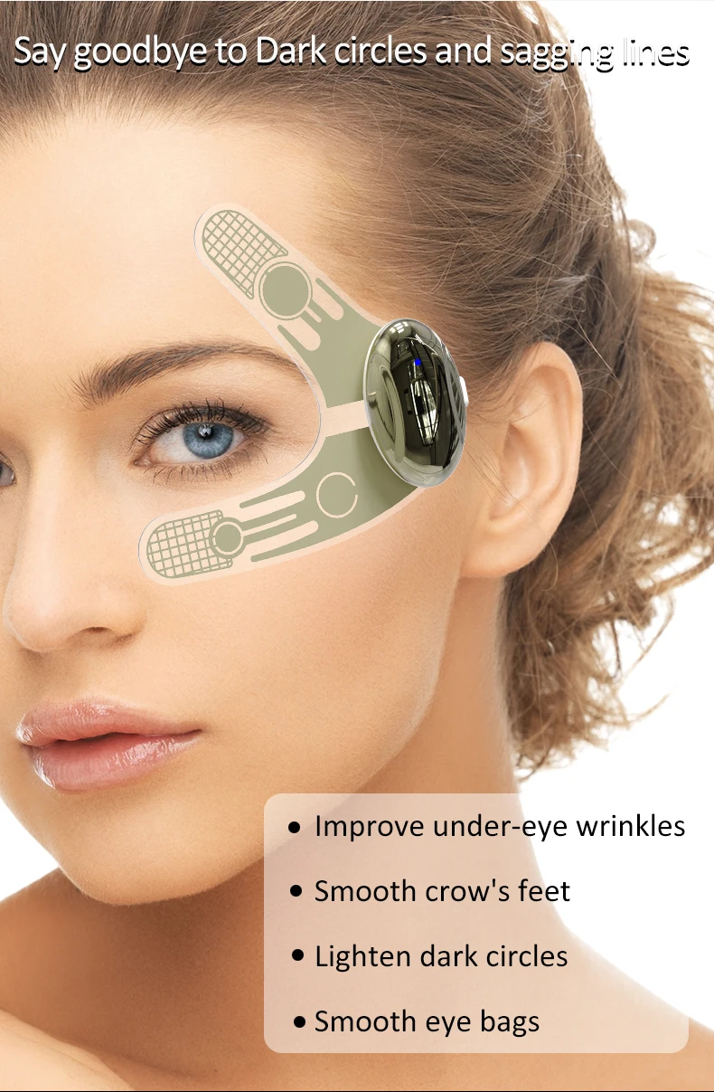 New Flexible Conductive Eye Beauty Device Help Reduce Wrinkles Lightens ...