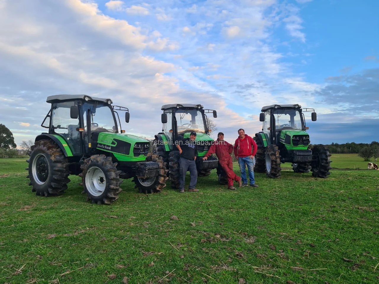 Used Tractors Deutz Fahr 100HP 4x4wd Compact Orchard Farm Two Wheel ...