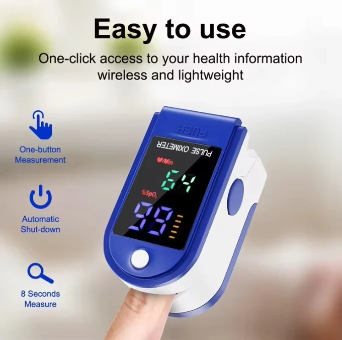 Wholesale Portable Handheld Fingertip Pulse Oximeter for Home Health ...