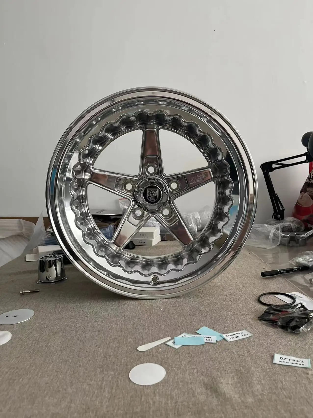 Drag Wheel 15X8 5X120.65 ET-6 - Race Master Autodrag Convo