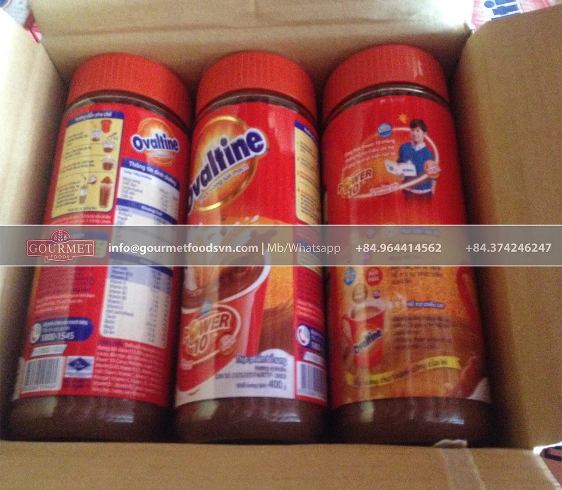 Alibaba.com: Ovaltine Malted Drink Chocolate Powder 400g Glass Bottle: Beverages & Nutrition