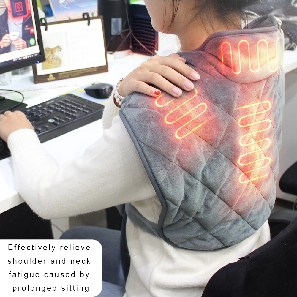 12V Neck Shoulder Back Heating Wrap - Relief for Body Pain