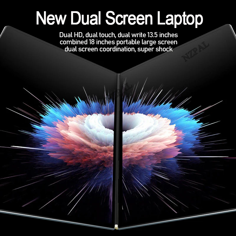 OEM Double Touch Screen Laptop 13.5 Inch 2 in 1 Intel N100 16G DDR5 ...