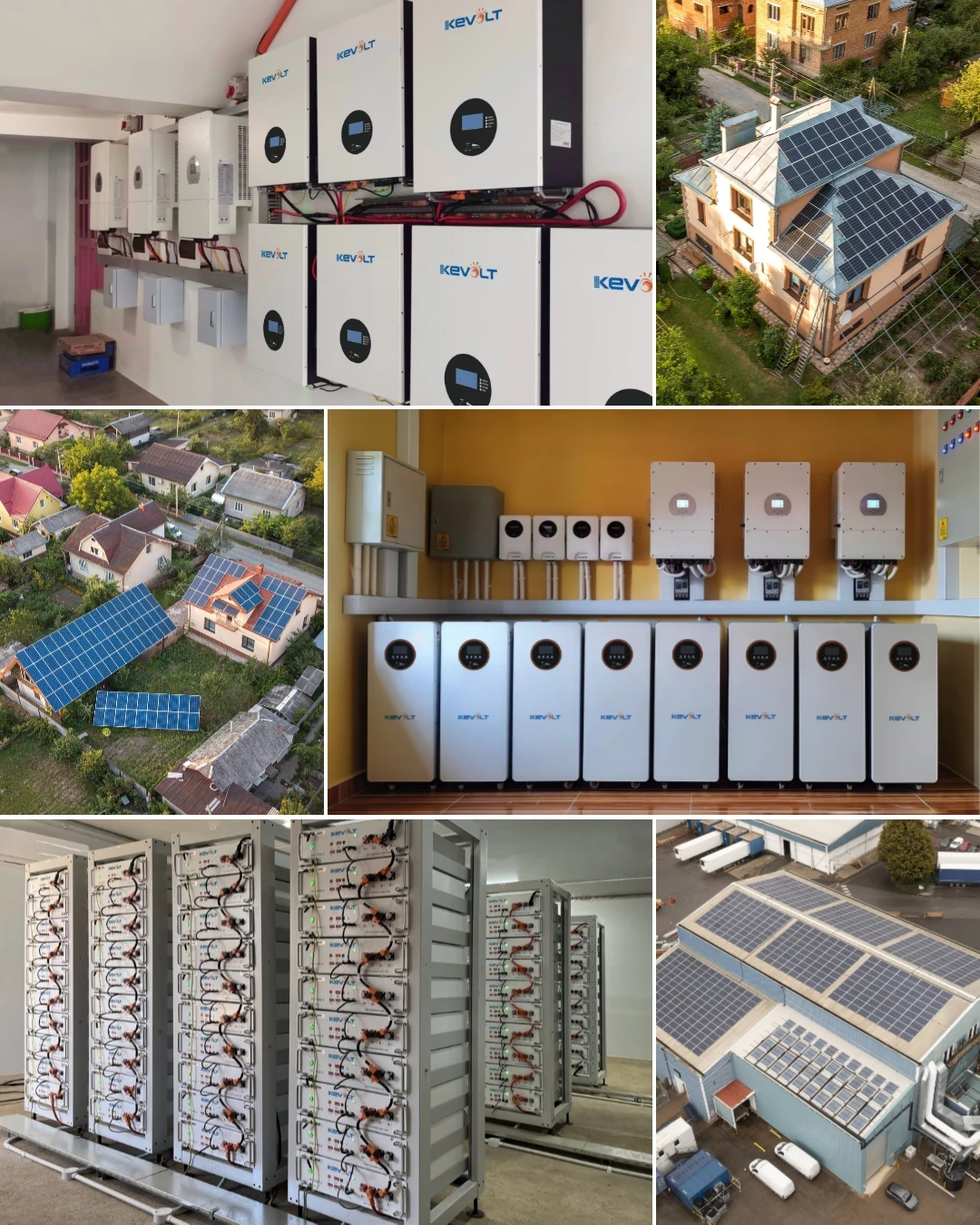 KEVOLT High Voltage Hybrid Solar System - 50KW to 100KW