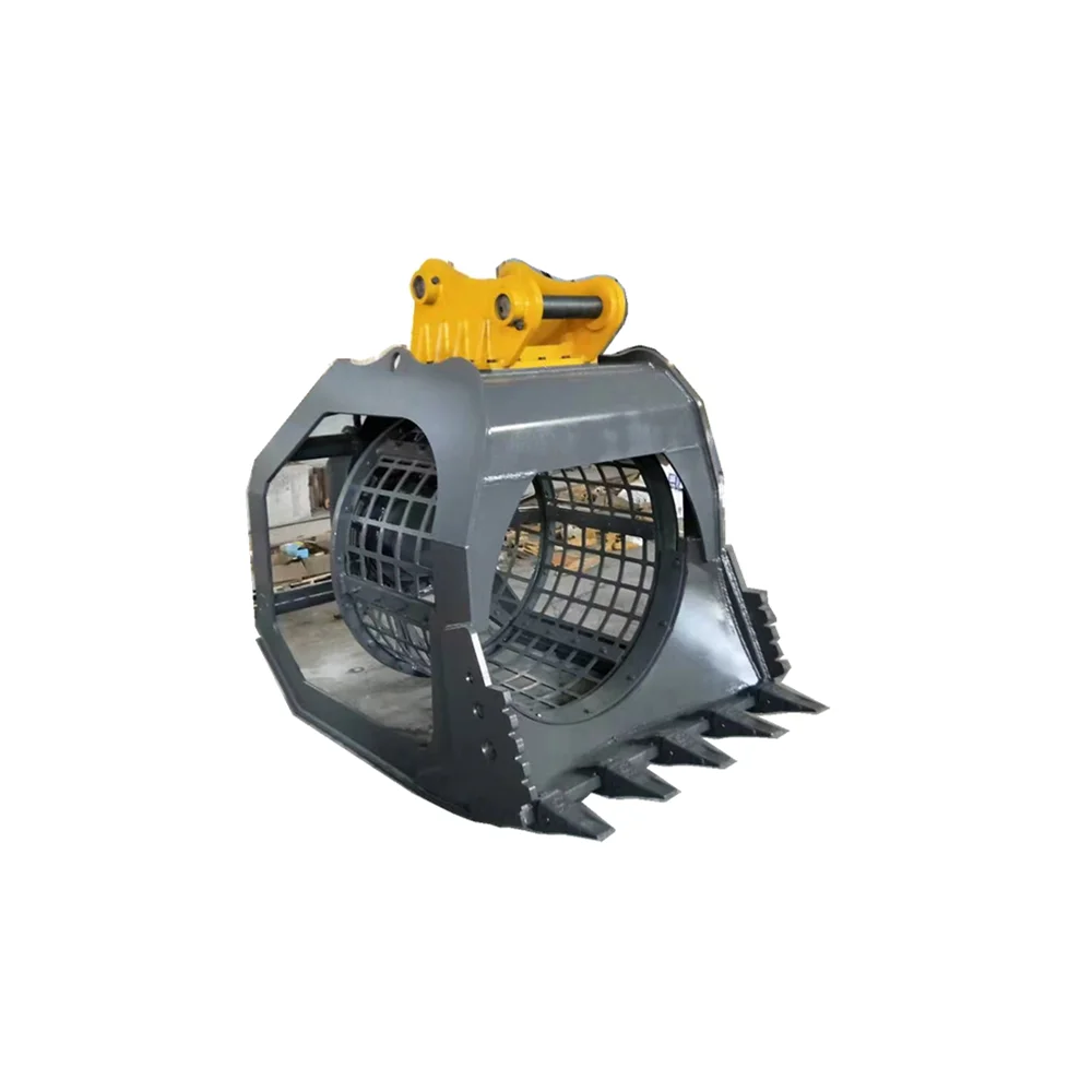 20 Tons Rotary Sieve Bucket Excavator Accessories - Buy Excavator ...