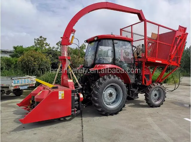 Double Rows Corn Stalk Silage Harvester - High Productivity