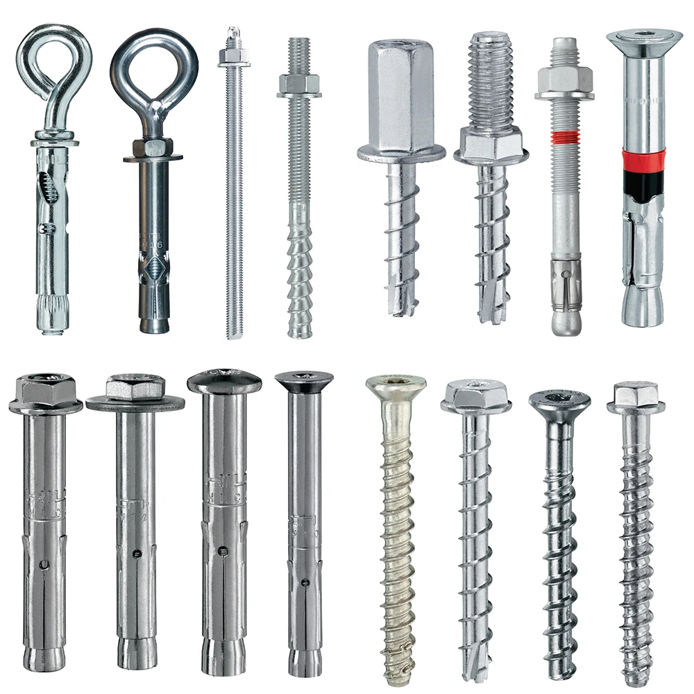 Anchor Bolts for Concrete Wall Fastening - Durable & Reliable