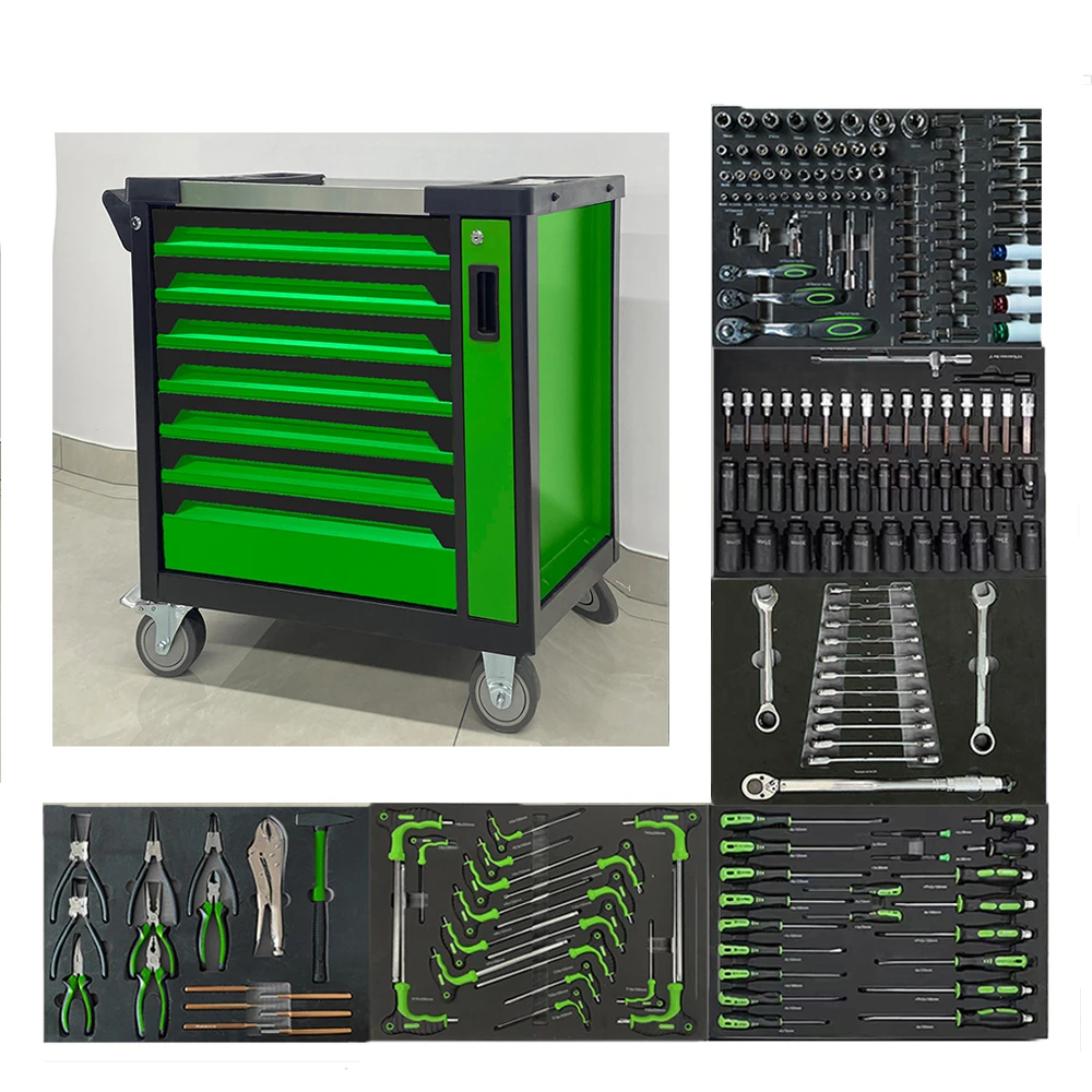 Jmst Ce 2024 New Design Auto Repair 200 Pcs Mechanic Tool Sets Box Cart ...