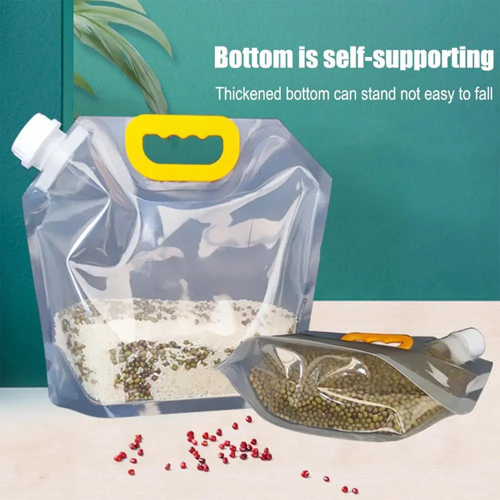 5 Liter Gallon Portable Drinking Containers Packaging Spout Pouch Water ...