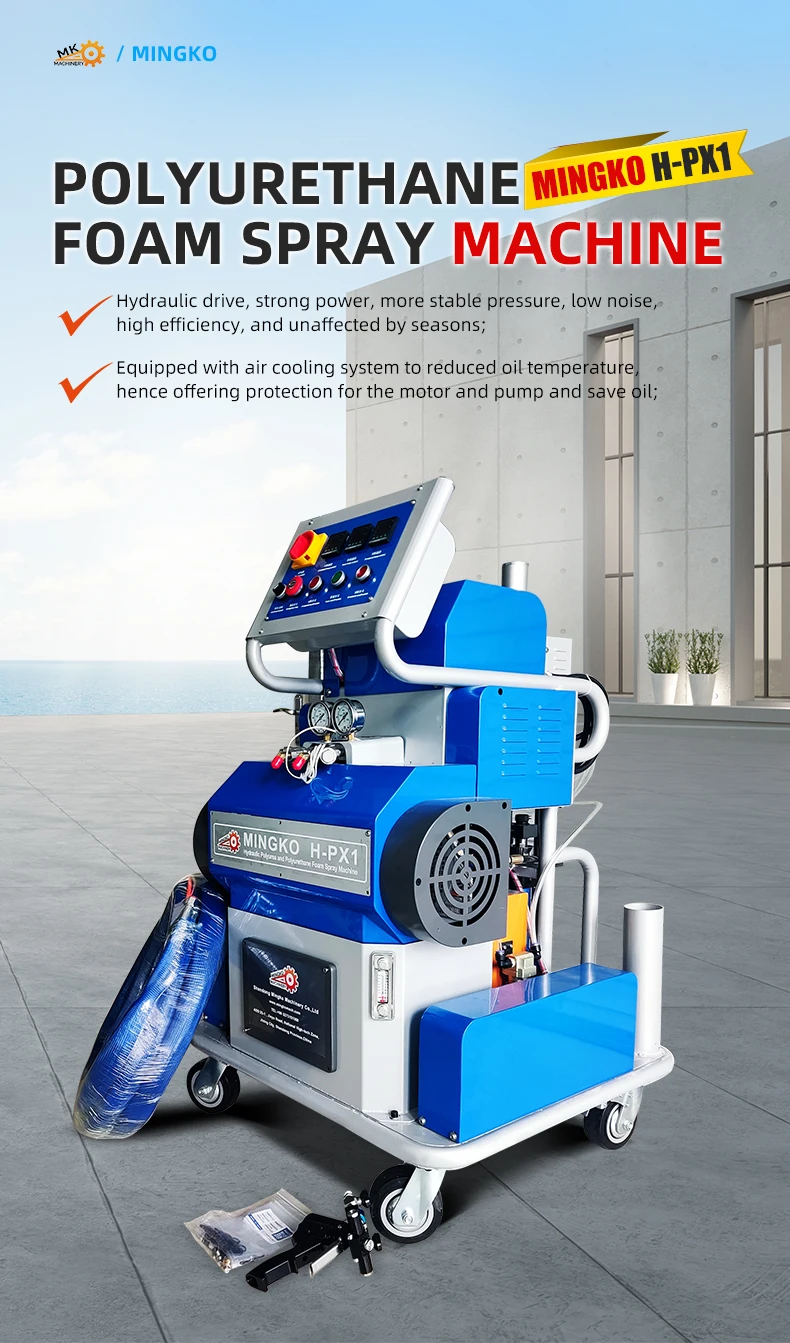 Hydraulic Foam Sprayer Closed Cell PU ISO POLY Spray Polyurethane Foam ...