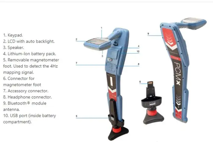Radiodetection Pcmx Pipeline Current Mapper - Custom Support