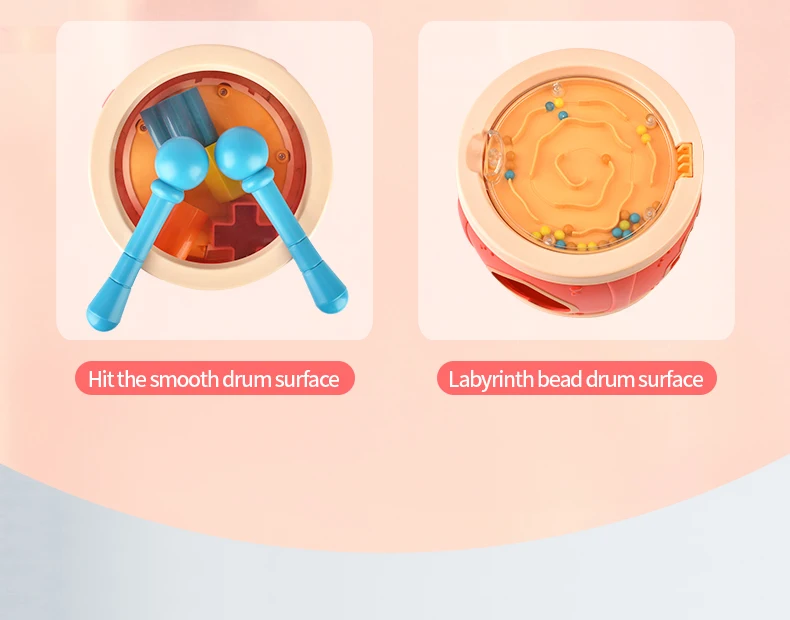 Baby Toy Musical Instruments Beads Maze Plastic Sticks Kids Instrument ...