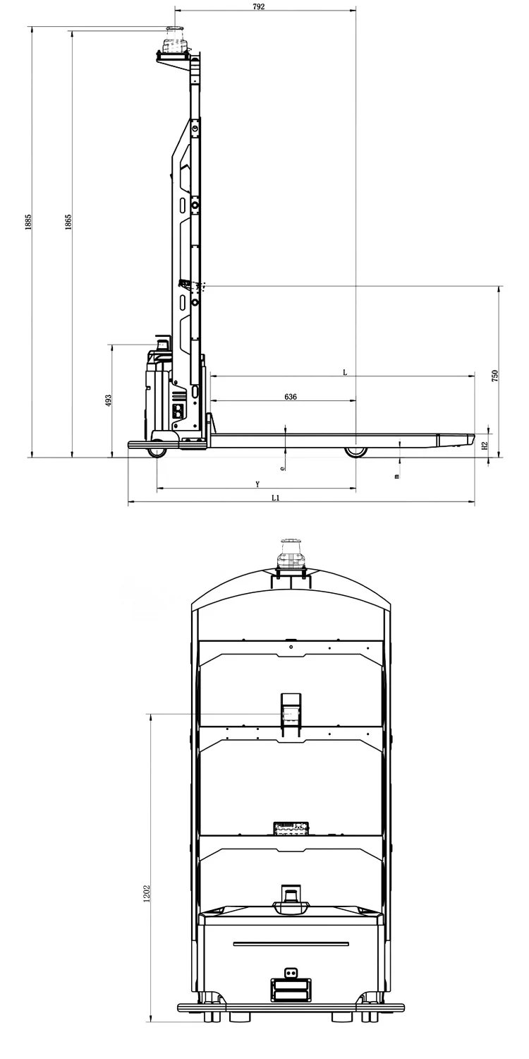 Agv Smart Fully Automatic Electric Sorting Forklifts Agv Forklift - Buy ...