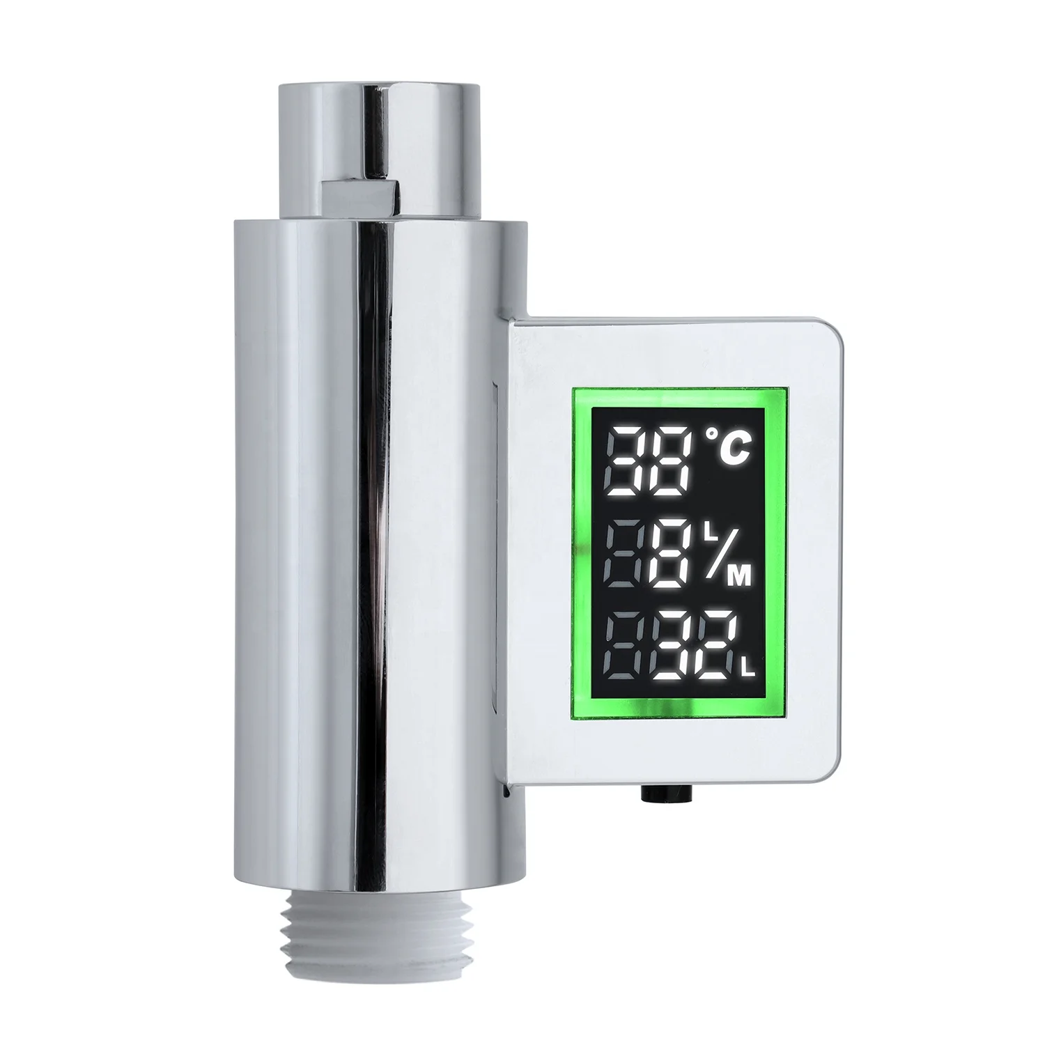 Led Temperature Digital Flow Meter Shower Digital Bath Thermometer ...