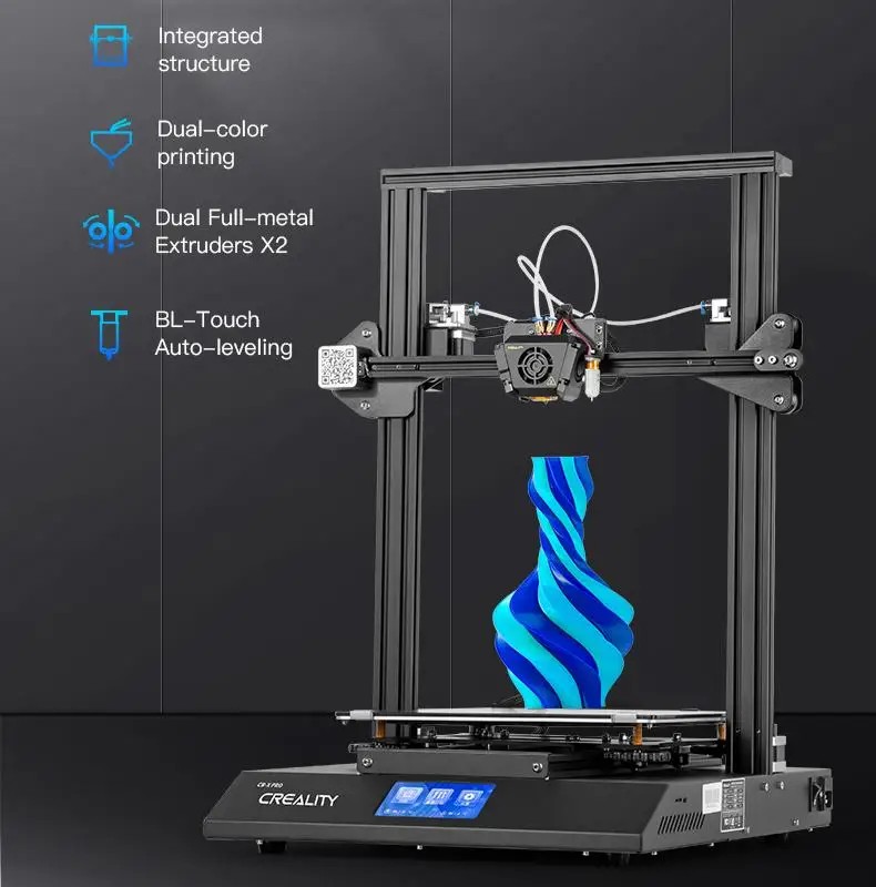 Beautiful Creality Cr-x Pro Dual-color 3d Printing Home Printer With 2 ...